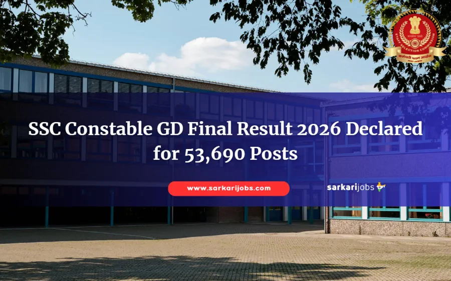 SSC Constable GD Final Result 2026 Declared for 53,690 Posts - Sarkari ...