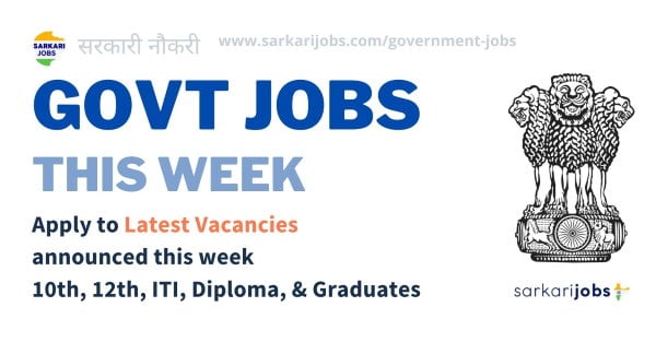 Govt Jobs in India 2026: Latest 88,500+ Government Jobs Today (Live ...