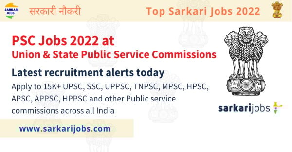 PSC Jobs 2026 in India at UPSC and State Public Service Commissions ...